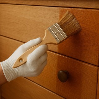 Vernir un bois avec un vernis bistrot, bains ou cuisine - Codève